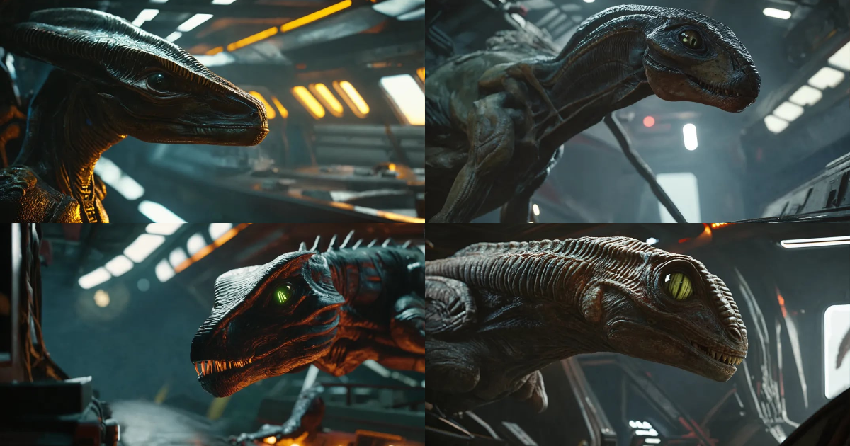 Lexica - A strange and terrifying alien reptile infiltrates a warship ...