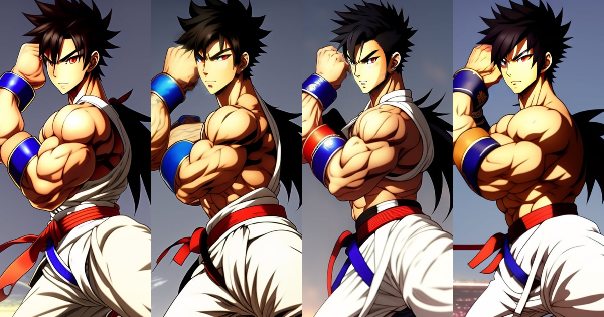 Lexica - Anime character who is a scrappy and energetic young martial ...
