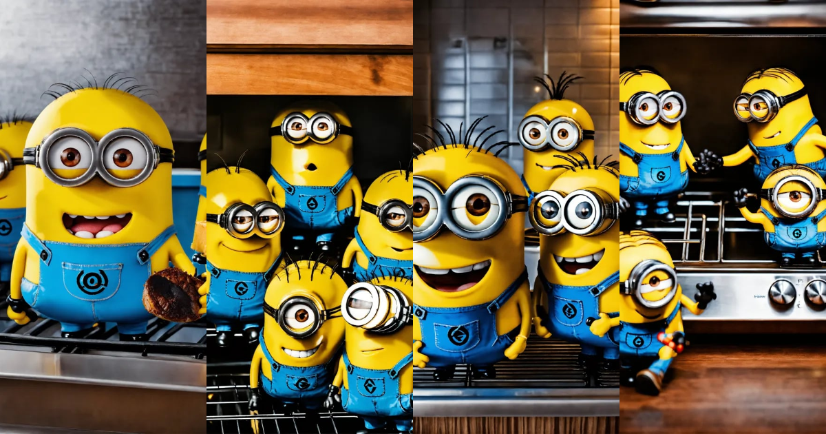 Lexica - Four minions im backofen