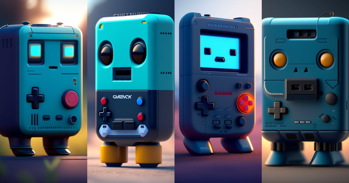 Lexica - A realistic image of an anthropomorphic gameboy BMO from ...