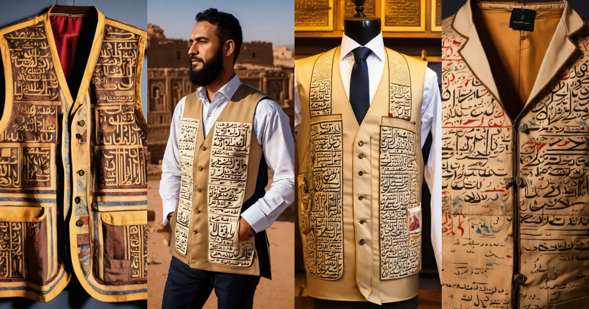 Lexica - A special design for the tour guide a waistcoat with a pocket ...