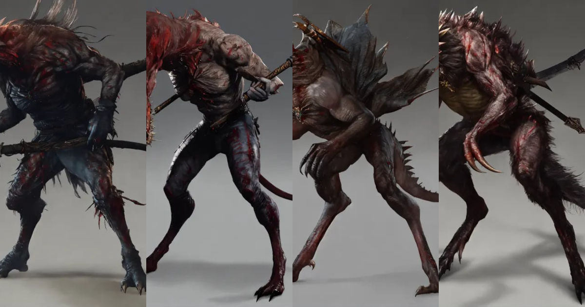 Lexica - Ultra realistic monster, katakan, the witcher series, gruesome ...