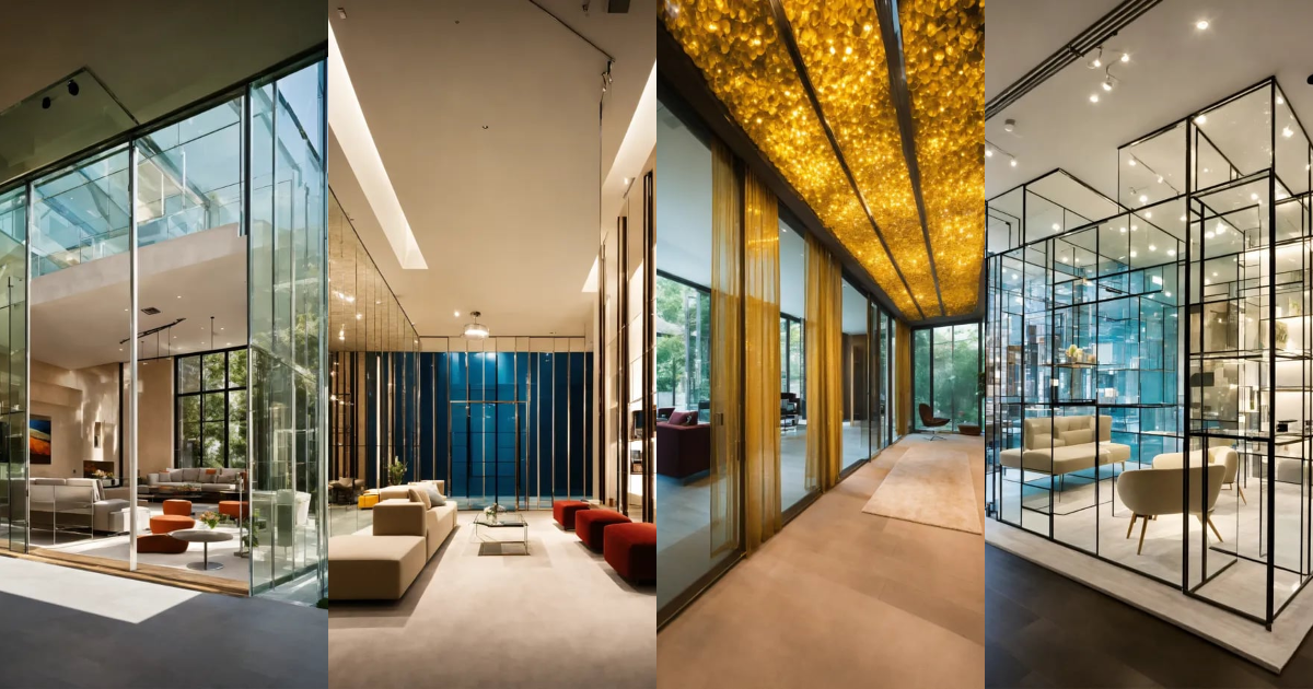 Lexica - Glass structure interior design showroom