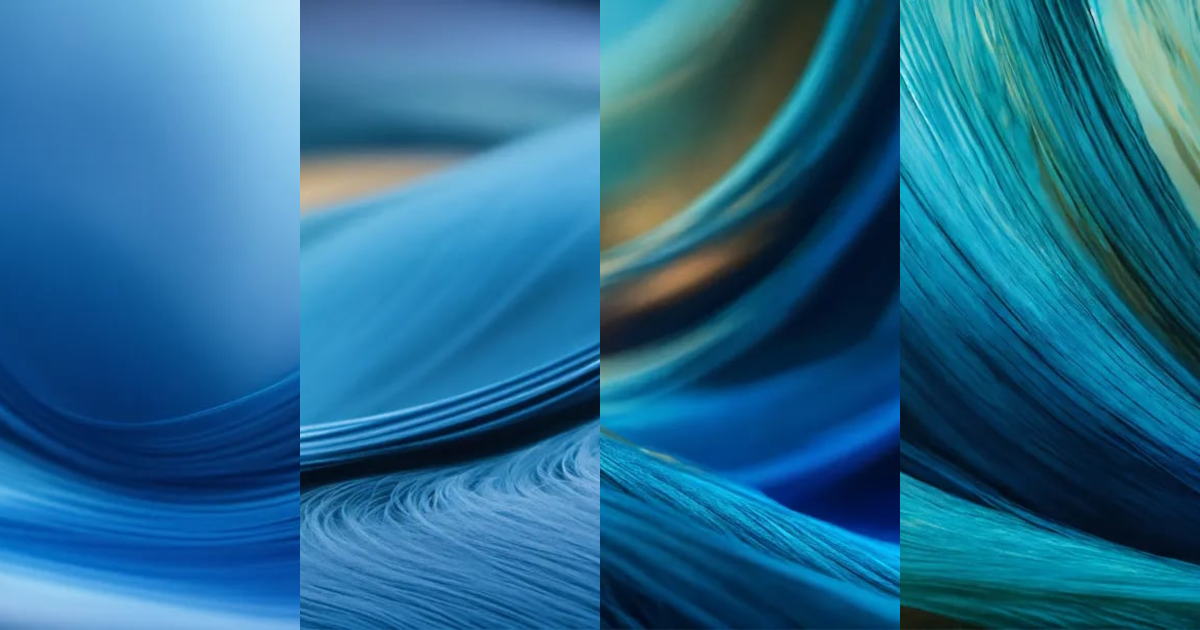 Lexica - Shades of blue airy flowing texture, hi-res image background