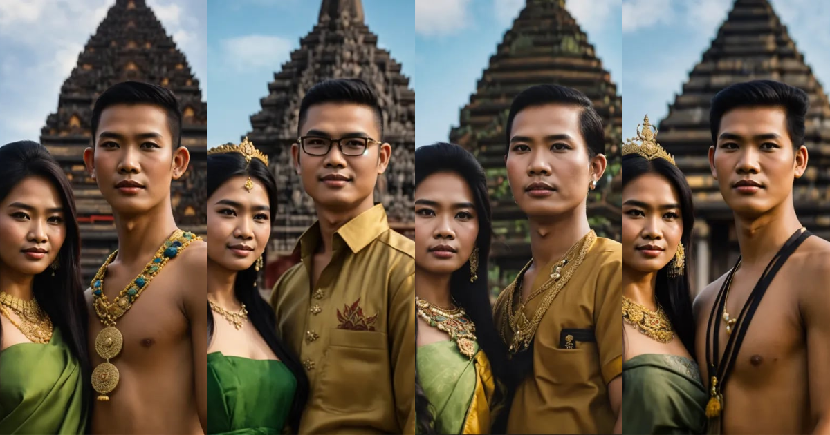 Lexica - Handsome Javanese majapahit king and beautiful majapahit queen