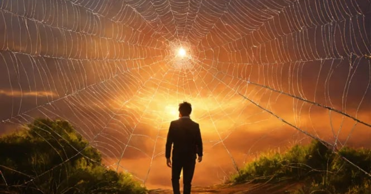 Lexica - People are falling and stumbling through wholes in a web