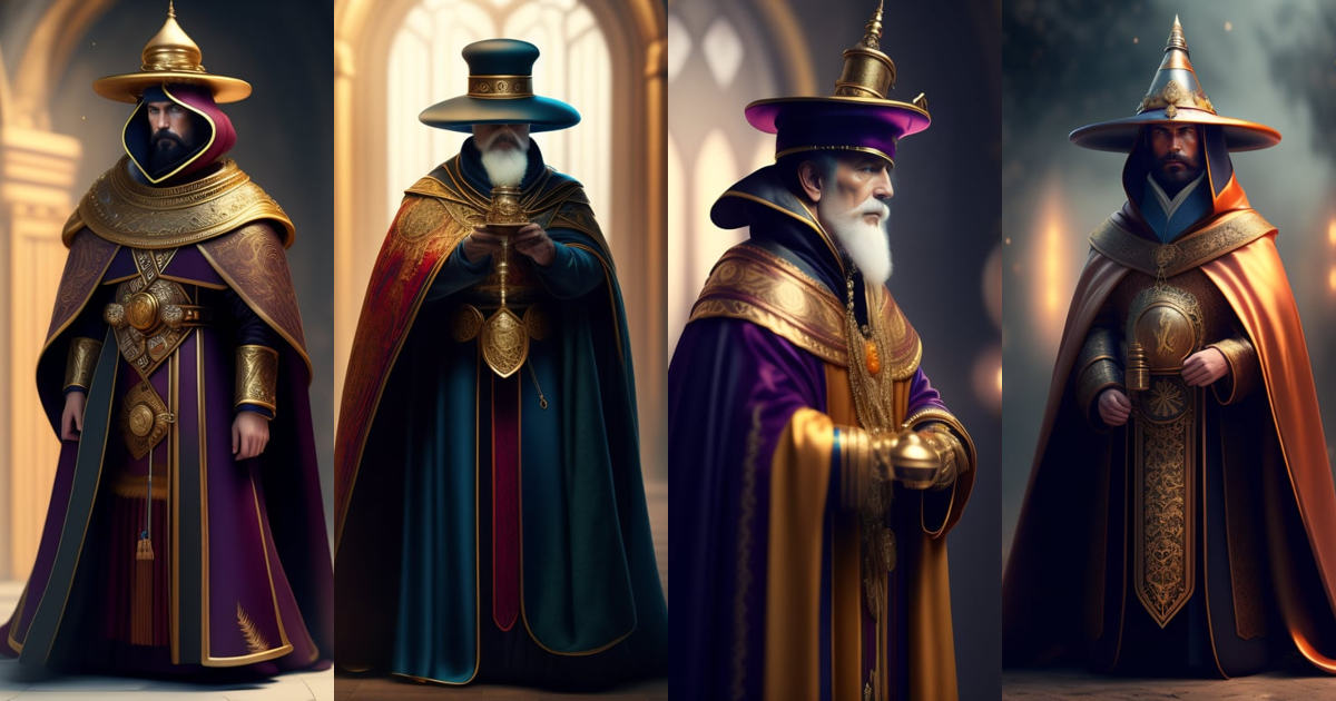 Lexica - Automaton with wizard robes