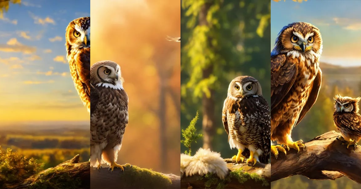 Lexica - One sunny morning, as Eli (small eagle)was perched on a branch ...