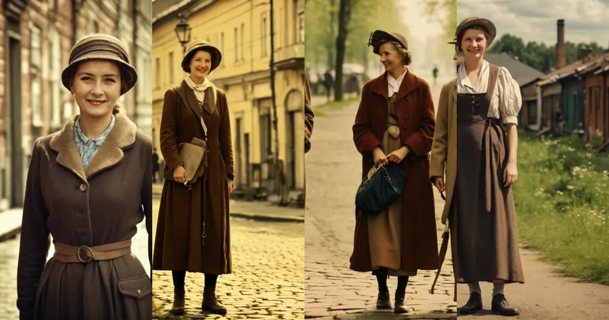 Lexica - Сute poland think poor woman age 20, 1920-1930 on streen in ...