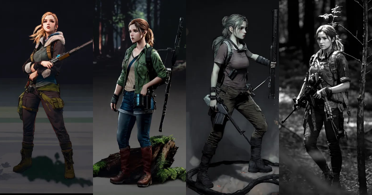 Lexica - 8k photo of cosplayer of Ellie from The Last of Us, in a ...