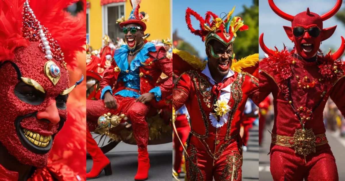 Lexica - Beelzebub, the red devil of a man, carnival parade superstar ...