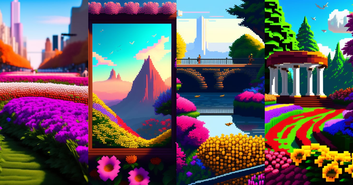 Lexica - Pixel art portland. 3d pixel art 4k wallpaper. incredible ...
