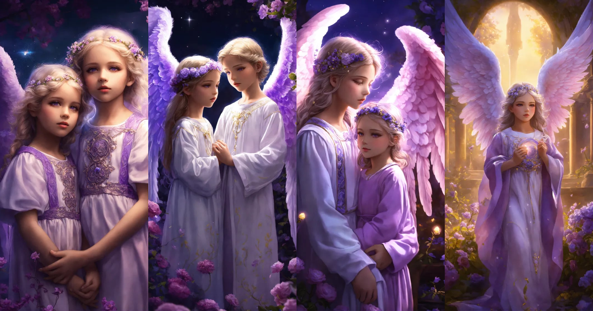 Lexica - 2 Guardian Angels, one is a boy and the other angel is a 7 ...