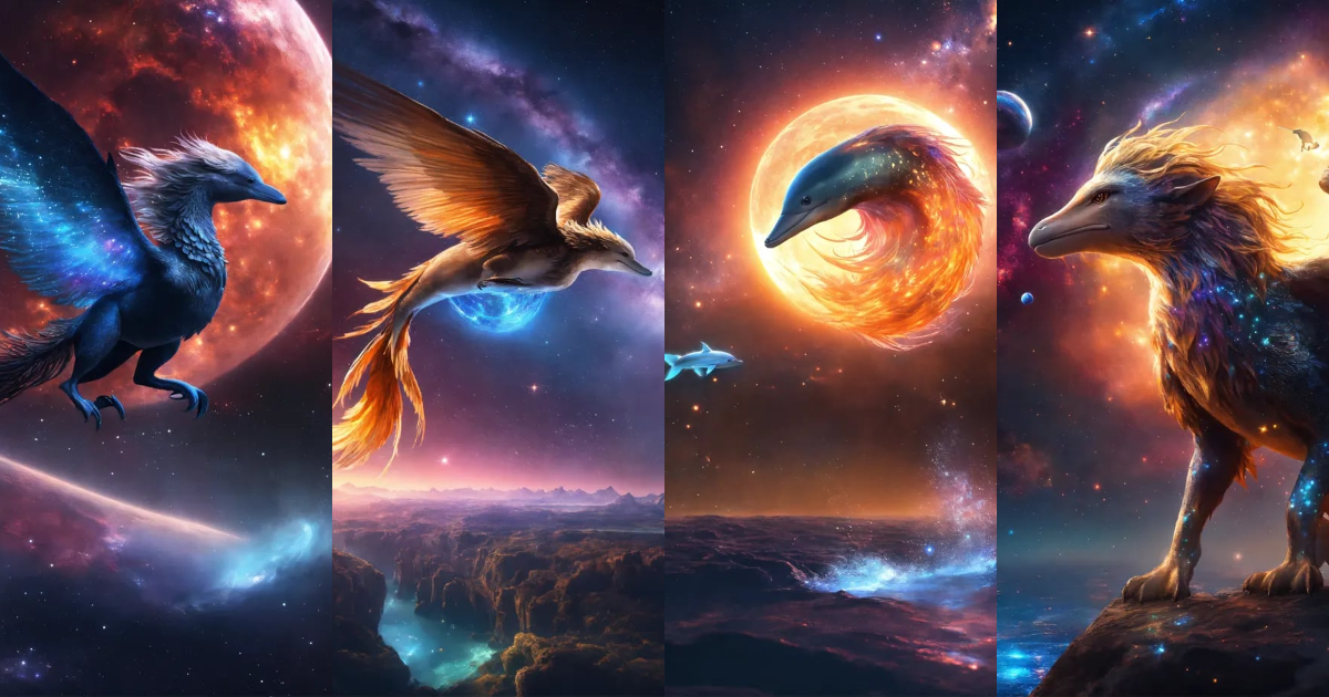 Lexica - Galactic Griffling A creature with the body of a griffin and ...