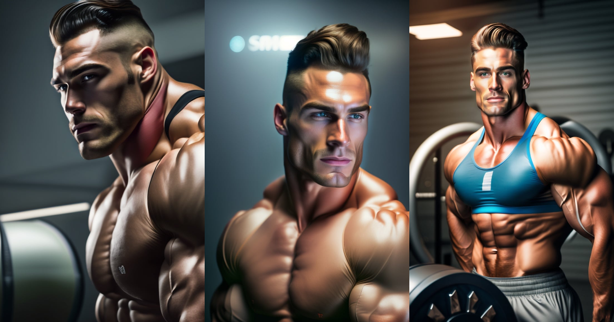 Lexica - An award – winning color photograph of a handsome and powerful ...