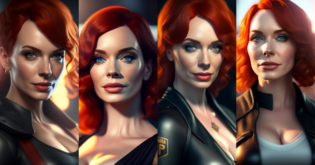 Lexica - Christina Hendricks, perfectly-centered-photograph of ...