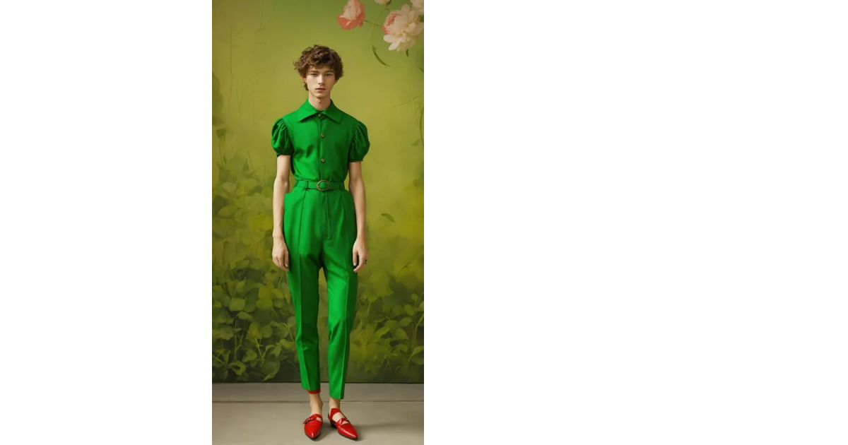 Lexica - Peter Pan, green clothes, legs and shoes, Avant-garde