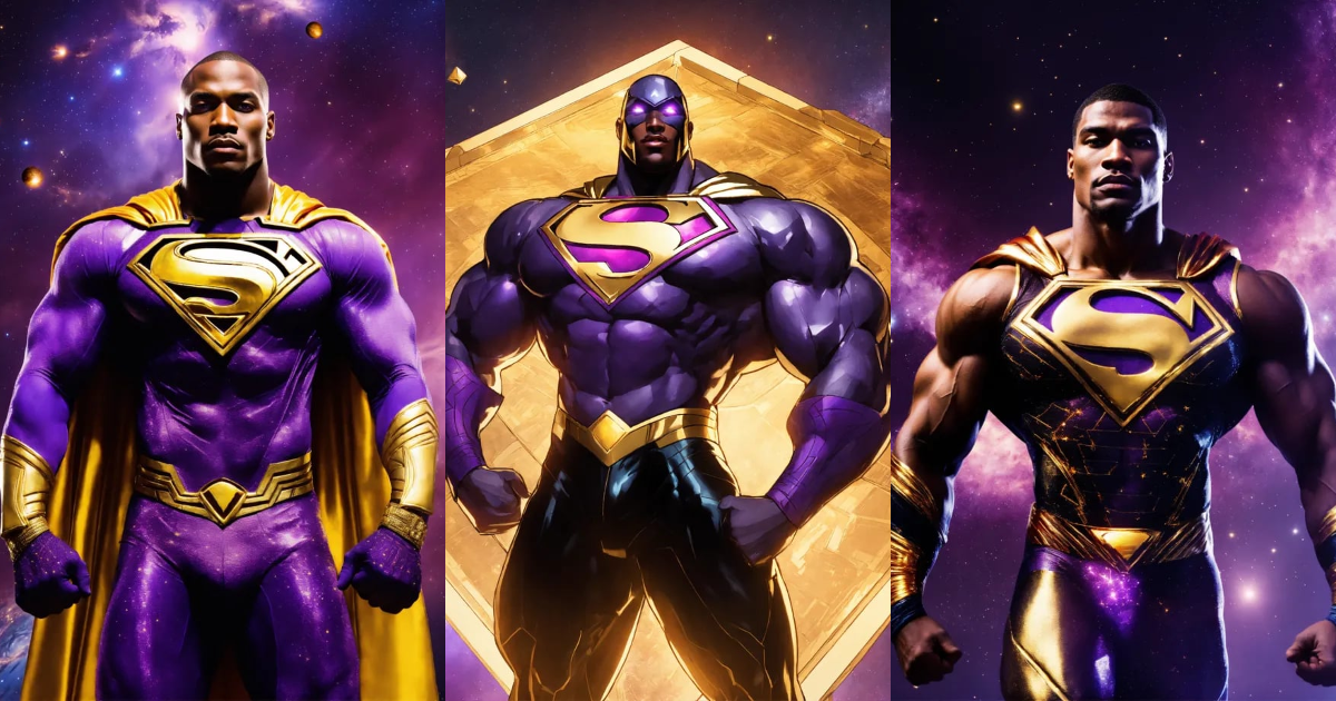 Lexica - Ultra-detailed purple black & gold hieroglyphics-designed ...