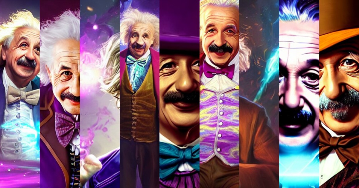 Lexica - Portrait of albert einstein as willy wonka, league of legends ...
