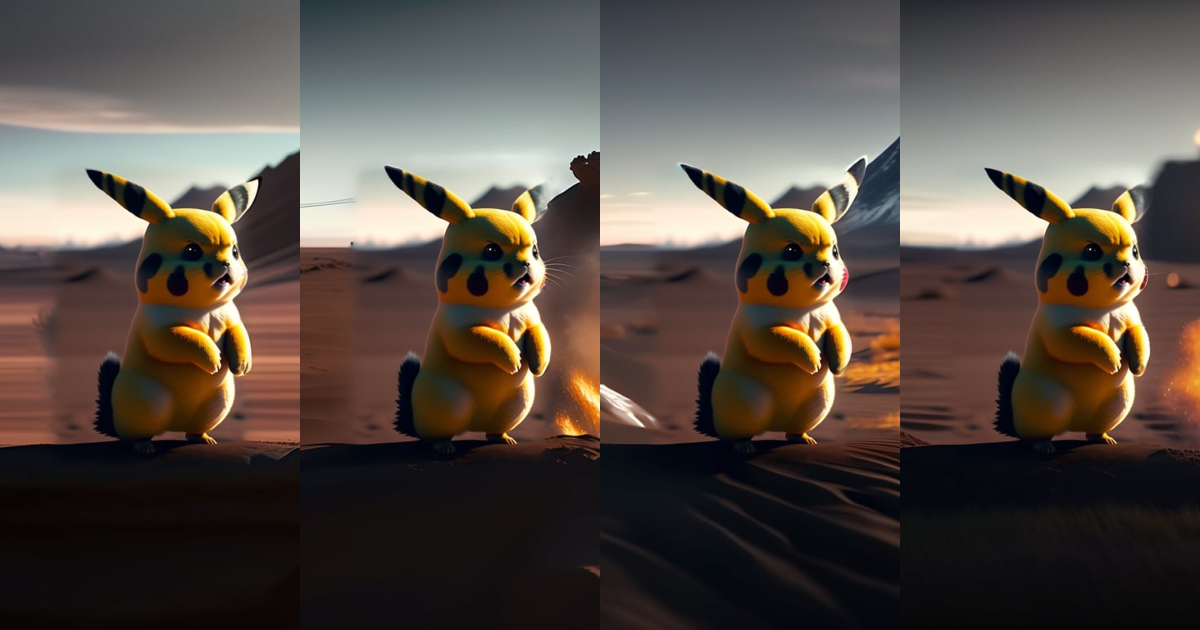 Lexica - Pikachu in interstellar movie