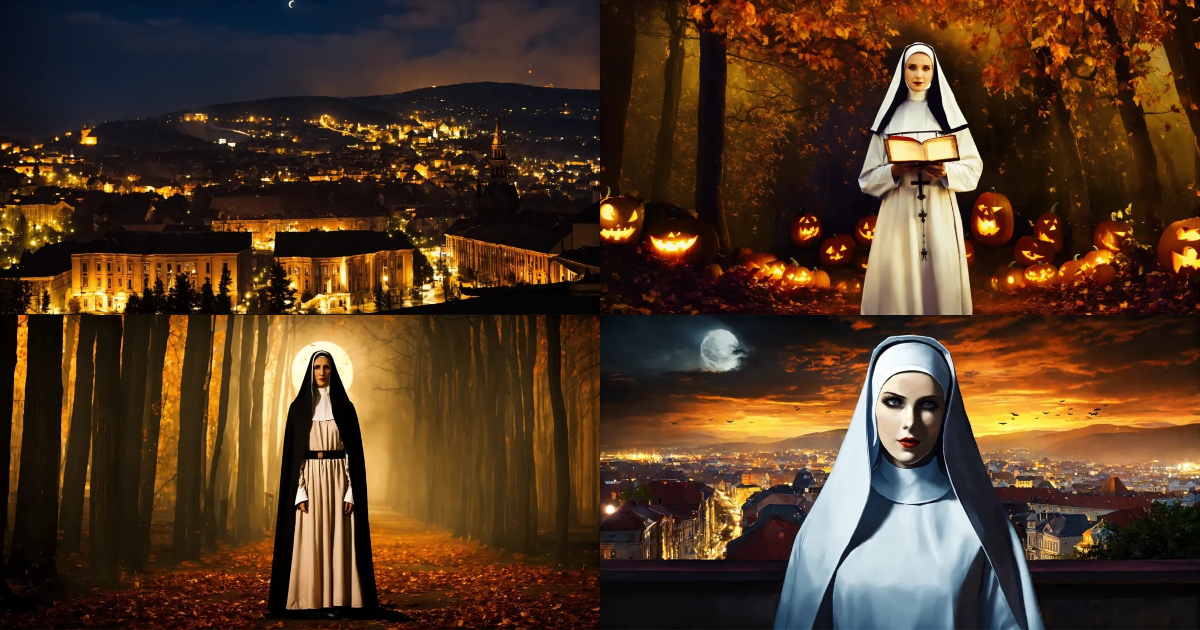 Lexica - The nun halloween party in the city of cluj napoca. tittle the ...