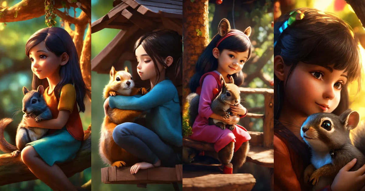 Lexica - 4d photographic image of image of a cute little dark haired ...