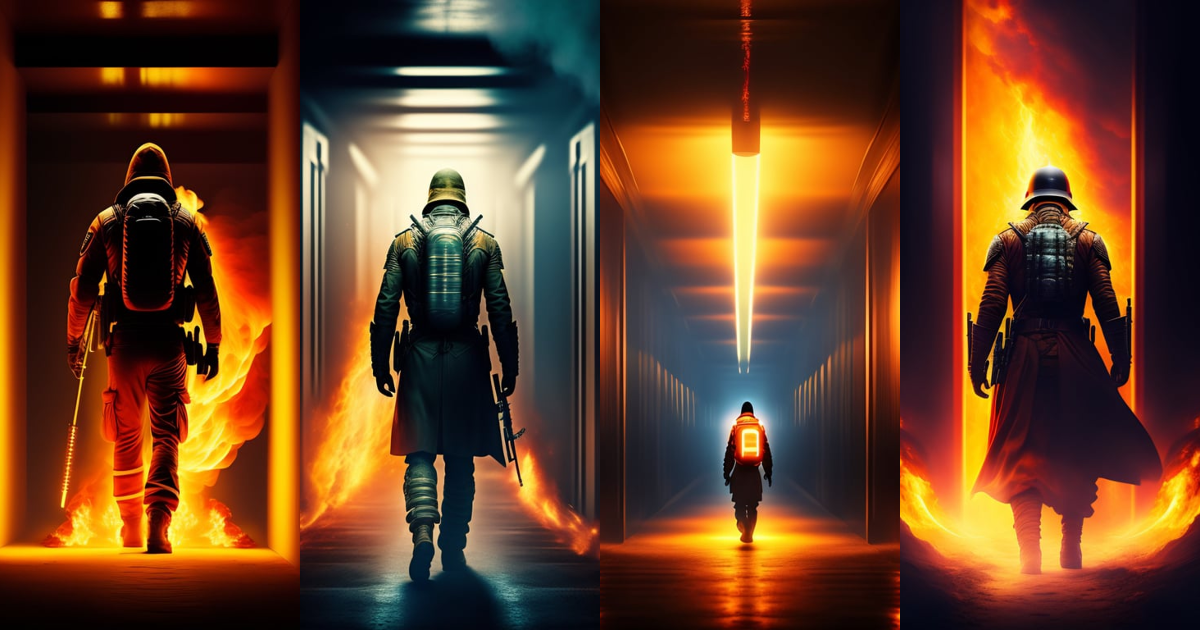 Lexica - Hero in a corridor of fire