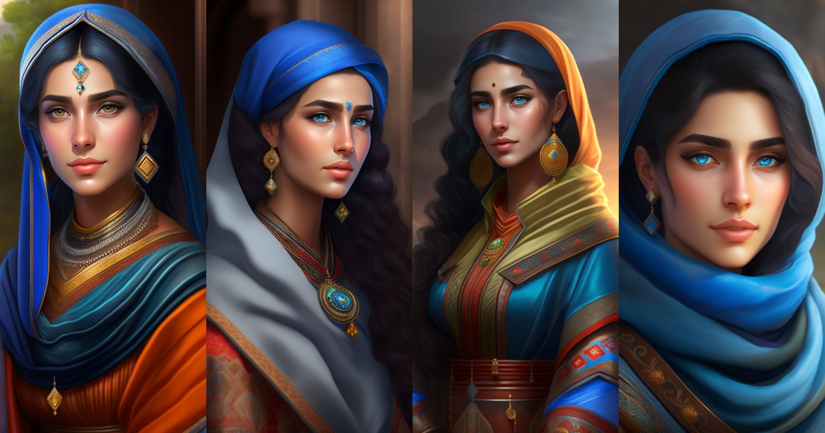 Lexica - Olive-skinned anatolian woman alchemist in ragged traveler's ...