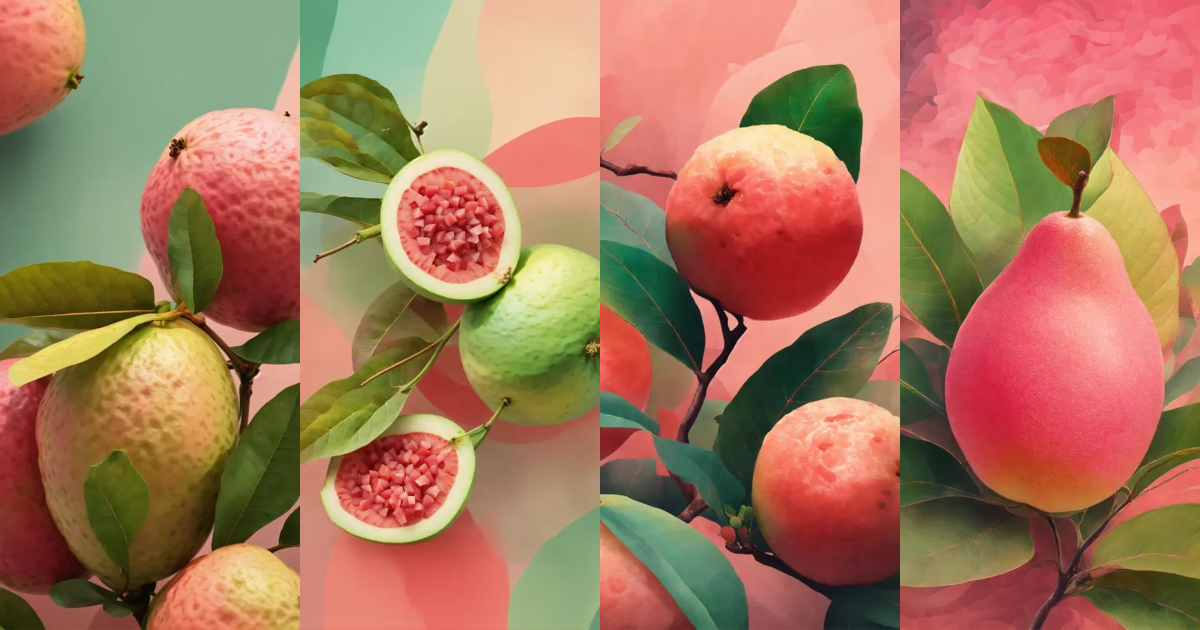 Lexica - Surreal style of abstract guava wallpaper images, digital art ...