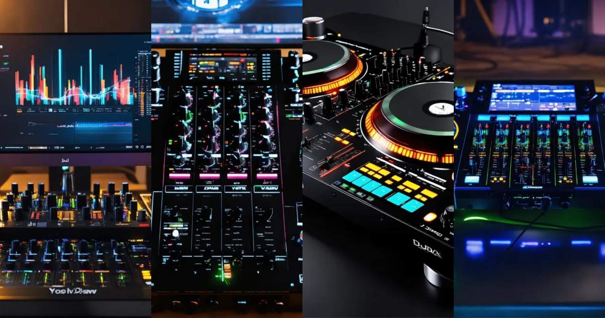 Lexica - Crea una imagen de una ddj 2000 de pionner, realista, para un ...