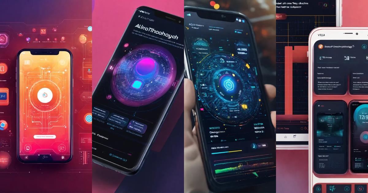 Lexica - AI technology phone ux/ui