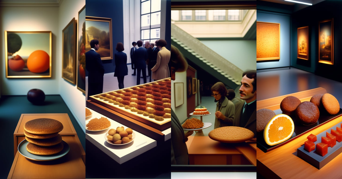 Lexica - 1974 Düsseldorf Kunstakademie Gallery visit with snacks