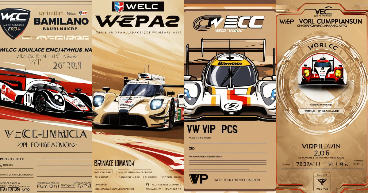 Lexica - WEC World endurance championship card VIP ID pass background ...