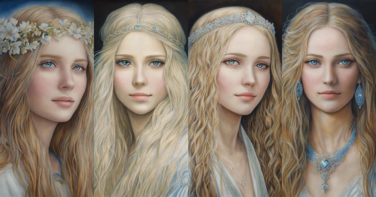 Lexica - Realistic colored pencil drawing portrait of a blind spiritual ...