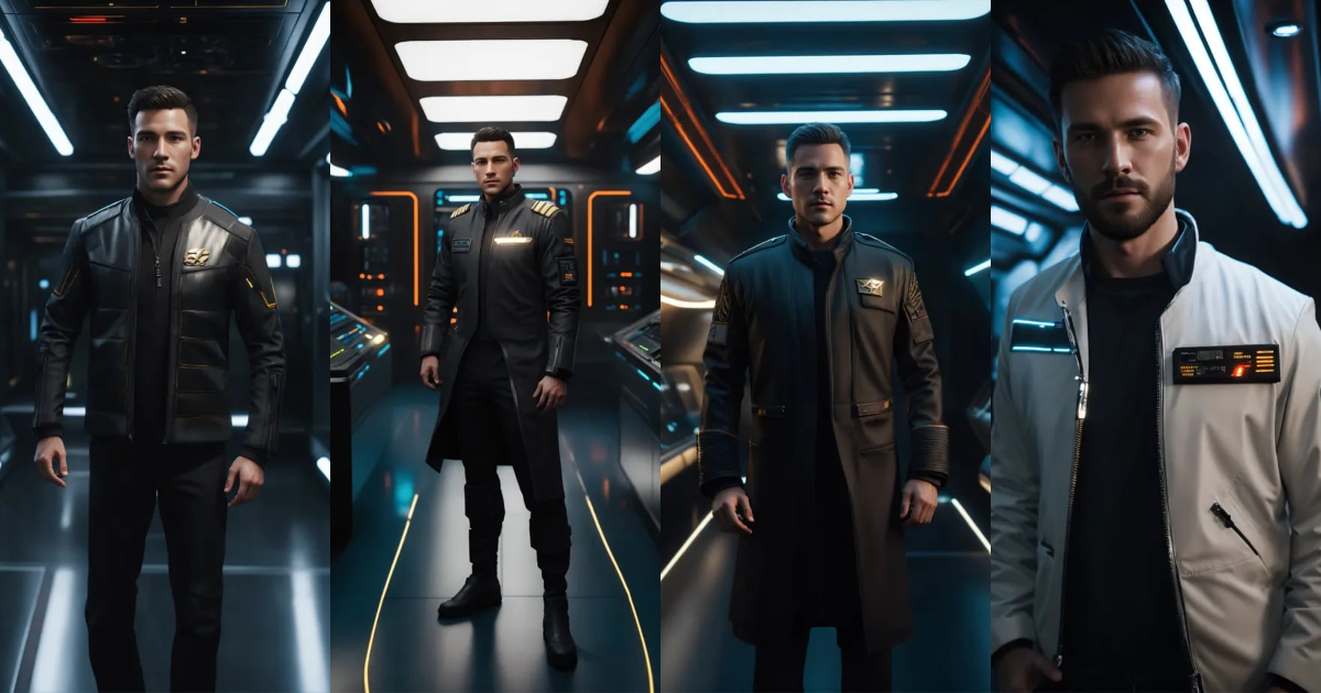 Lexica - Clean cut 30 year old male star fleet Doctor wearing ...