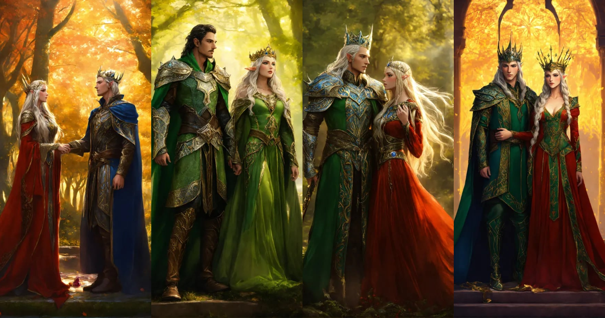 Lexica - Elven King and Queen, Mythical domain
