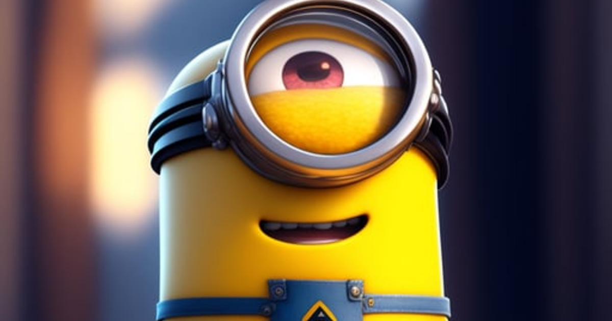 Lexica - Cute and adorable minion waving and smiling greeting me ...