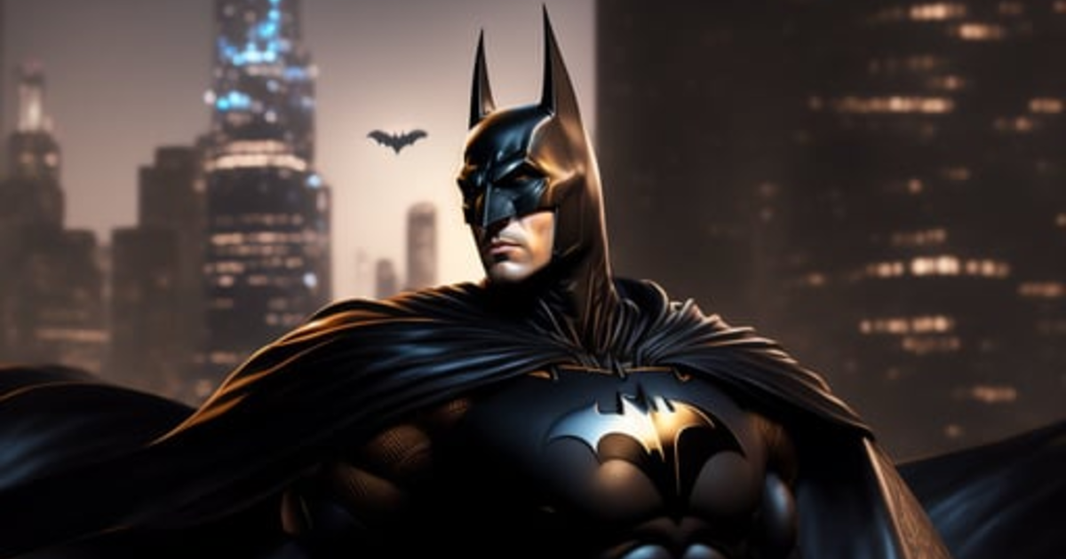 Lexica - Portrait painting of batman with black leather armor, ultra ...