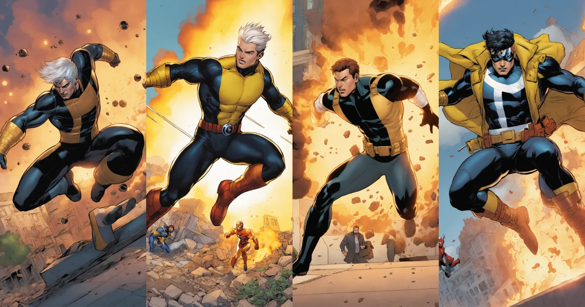 Lexica - Marvel cannonball sam guthrie xmen in action without words or ...