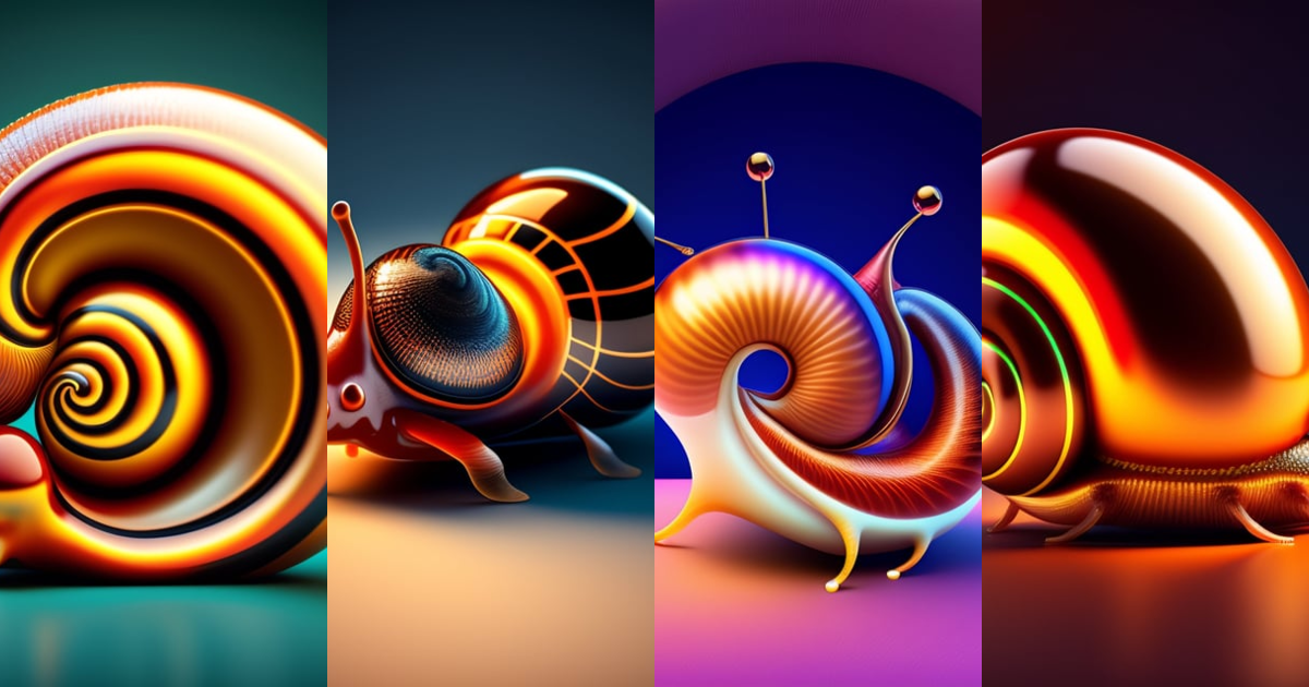 Lexica - A snail in a party, hyper detailed, ultra-sharp, octane render, 8 k, illustration ...