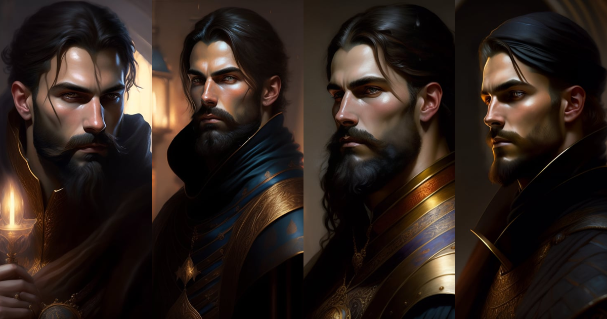 Lexica - Medieval portrait of a man sharp features, grim, cold stare ...