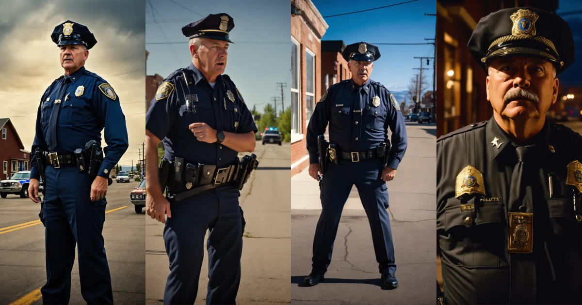 Lexica - Scared RANDOM unique expressive old SMALL-TOWN COP REALISTIC ...