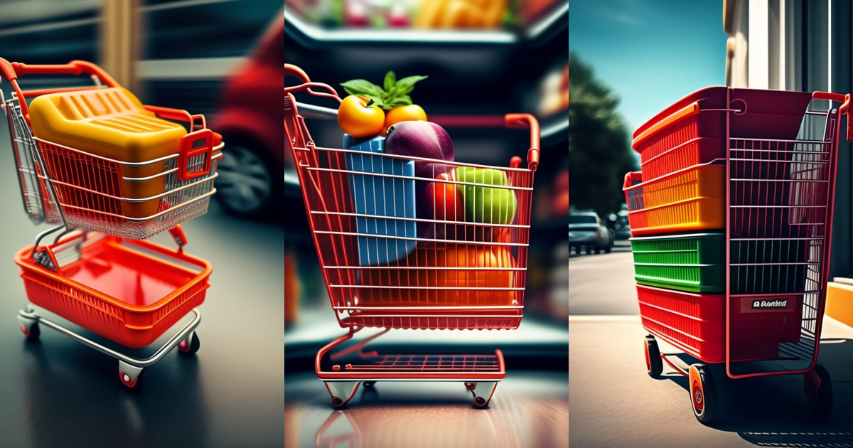 Lexica - A shopping cart so full that overflows