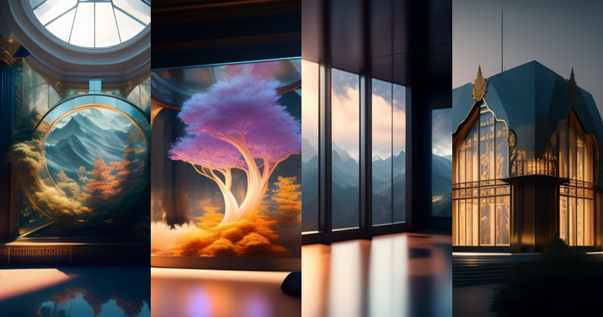 Lexica - Epic shot of a huge lighting in a beautiful glass box, complex ...