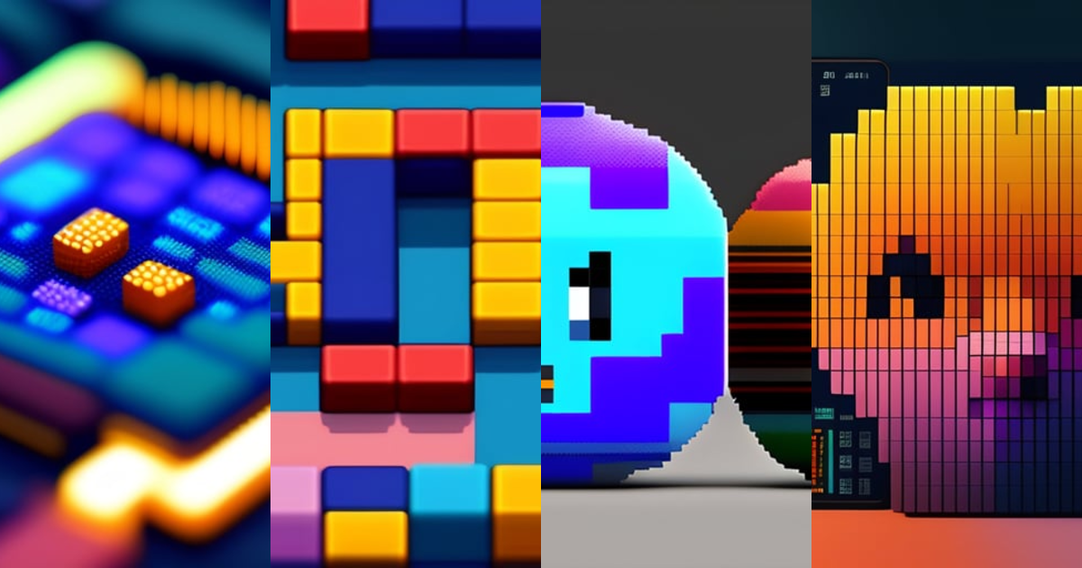 Lexica - Pixel art of an AI
