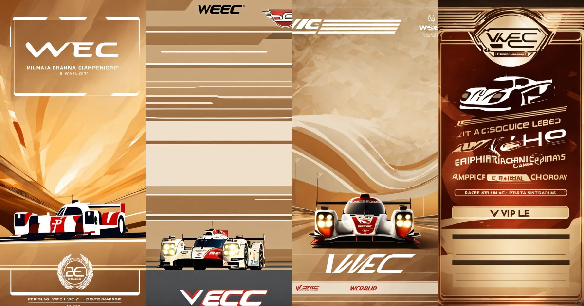 Lexica - WEC World endurance championship card VIP ID pass background ...