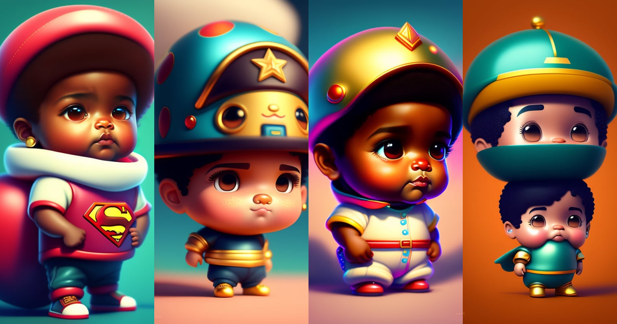 Lexica - Cute and adorable cartoon Bruno Mars baby, fantasy, dreamlike ...