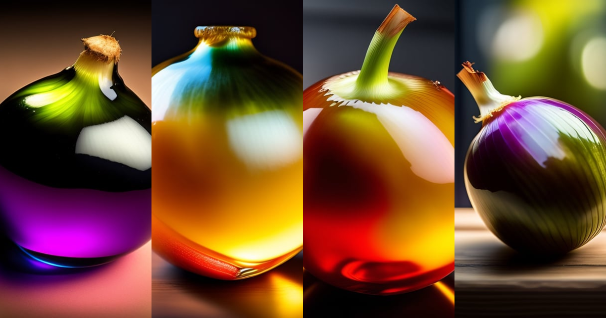Lexica - An onion made from glass