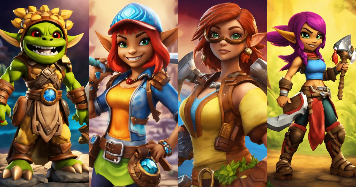 Lexica - Chop chop from skylanders as a woman
