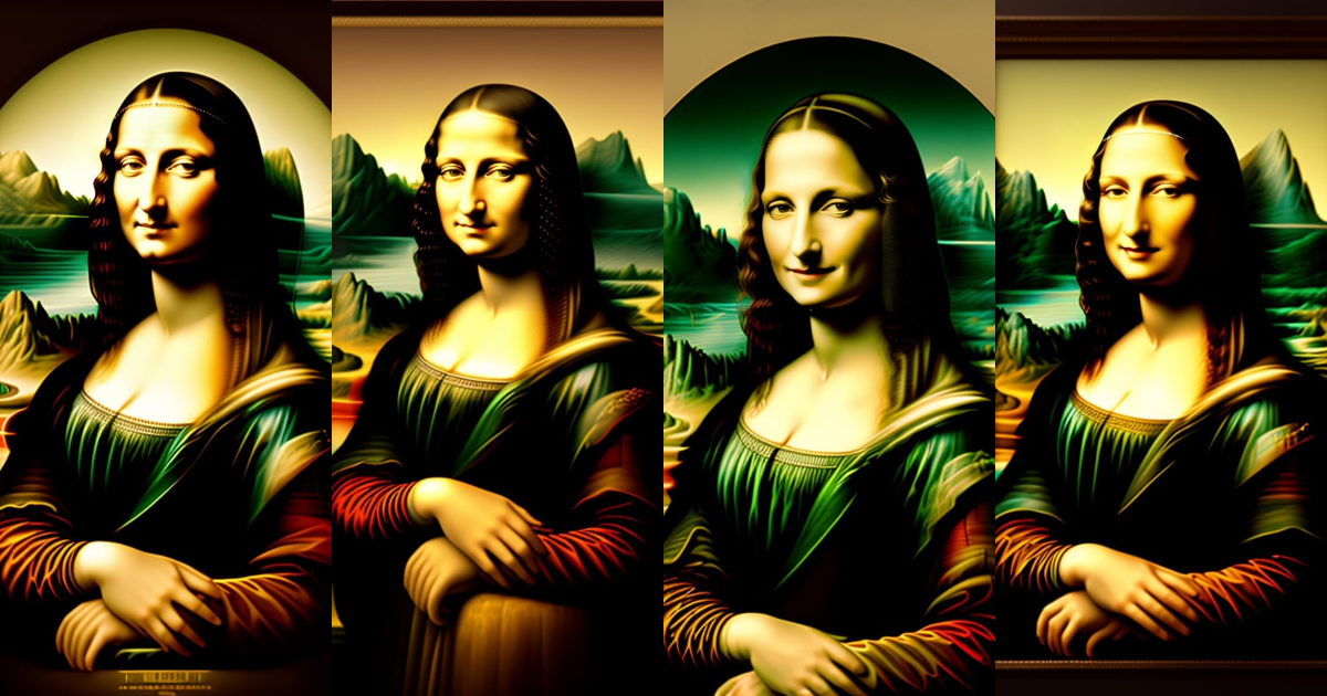 Lexica - Mona lisa, president donal trump